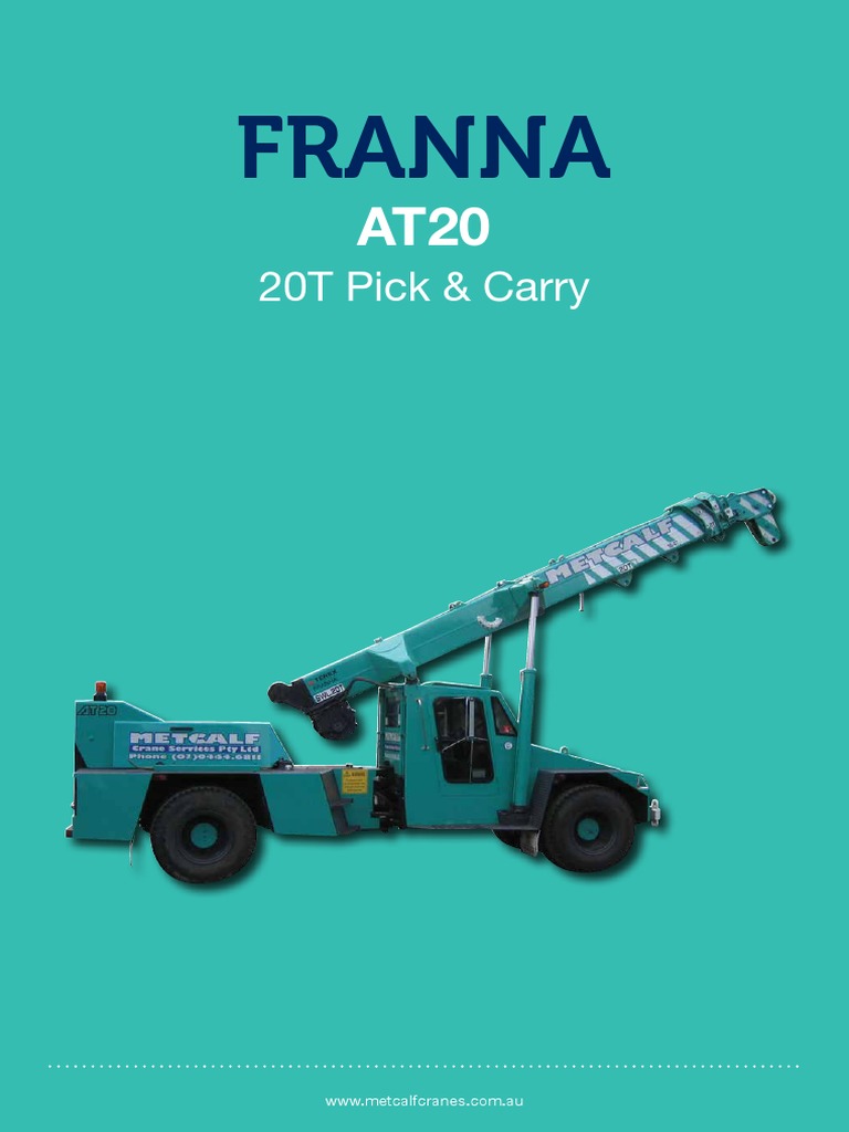 Franna: 20T Pick & Carry | PDF