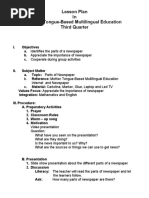 Lesson Plan by Toraya Detailed32 | PDF | Lesson Plan | Newspapers