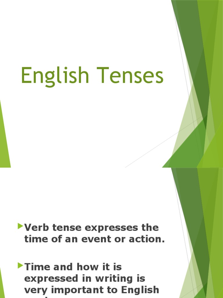 English Tenses | Download Free PDF | Grammatical Tense | Grammar