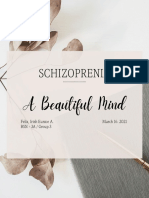 A Beautiful Mind: Schizophrenia Analysis | PDF | Schizophrenia | Psychosis