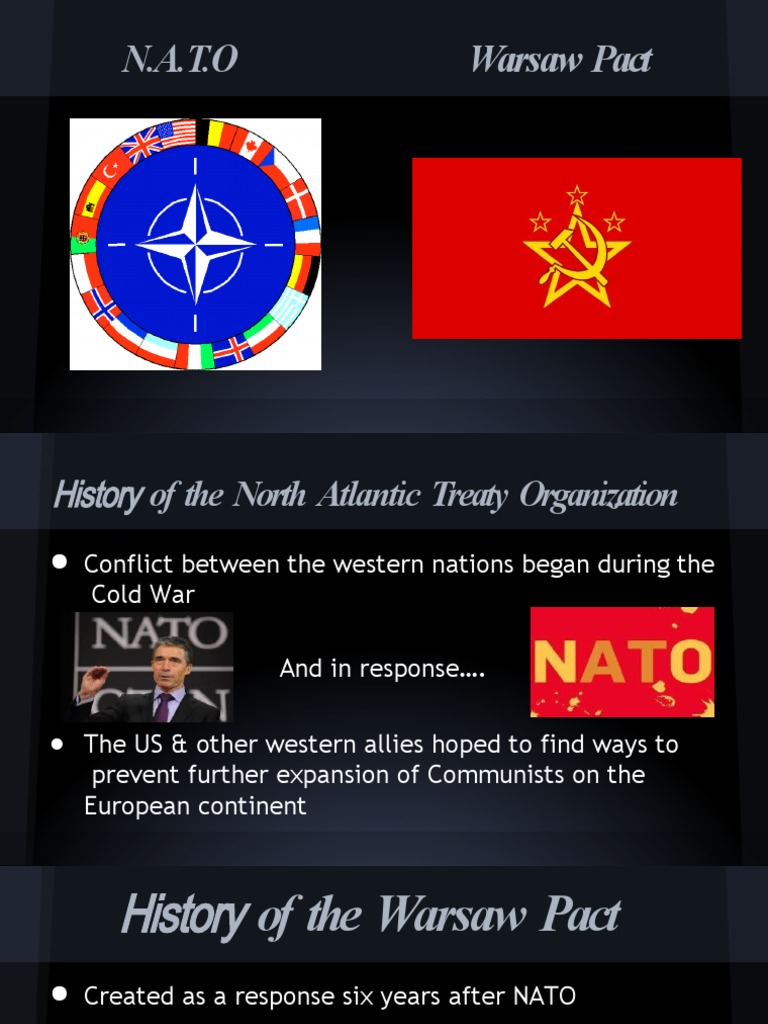 NATO and Warsaw Pact: Cold War History | PDF | Travel