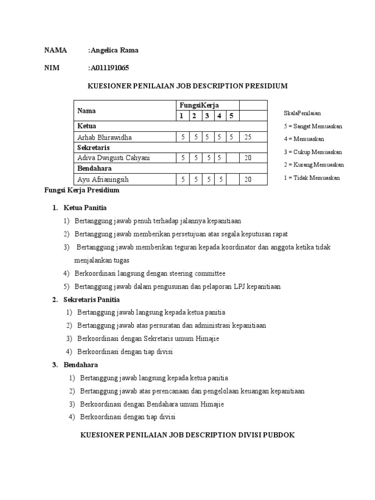 Penilaian Kinerja (Pubdok) | PDF