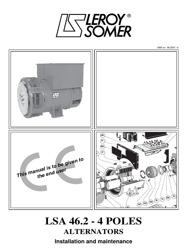 LSA 46.2 - 4 POLES: Alternators | PDF | International Electrotechnical ...