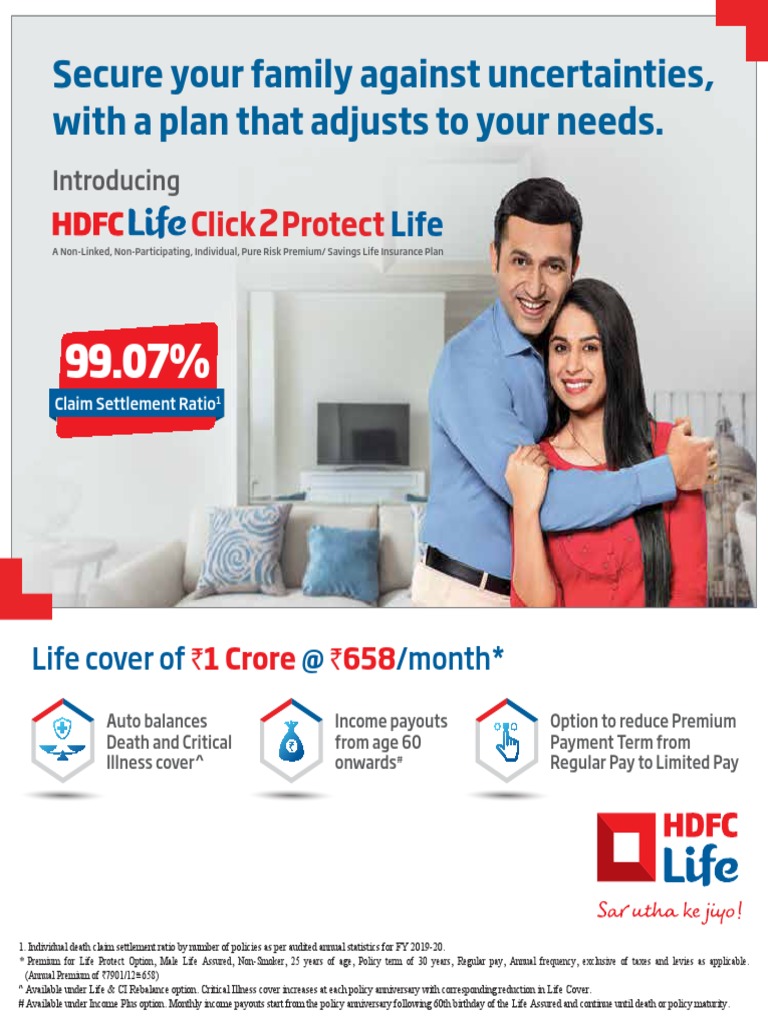 HDFC Click2protectlife Brochure PDF | PDF | Brain Tumor | Myocardial ...