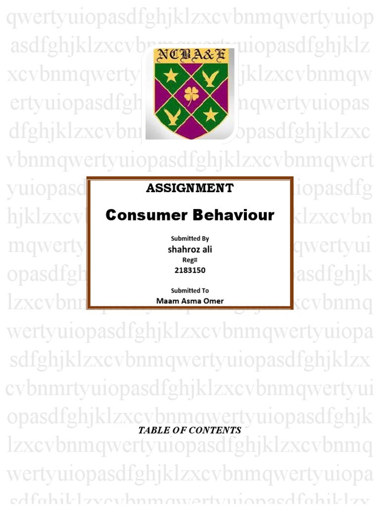 Project Consumer | Download Free PDF | Senses | Market Segmentation