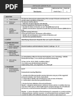 DRR Module 4 Detailed Lesson Plan | PDF | Natural Disasters | Hazards