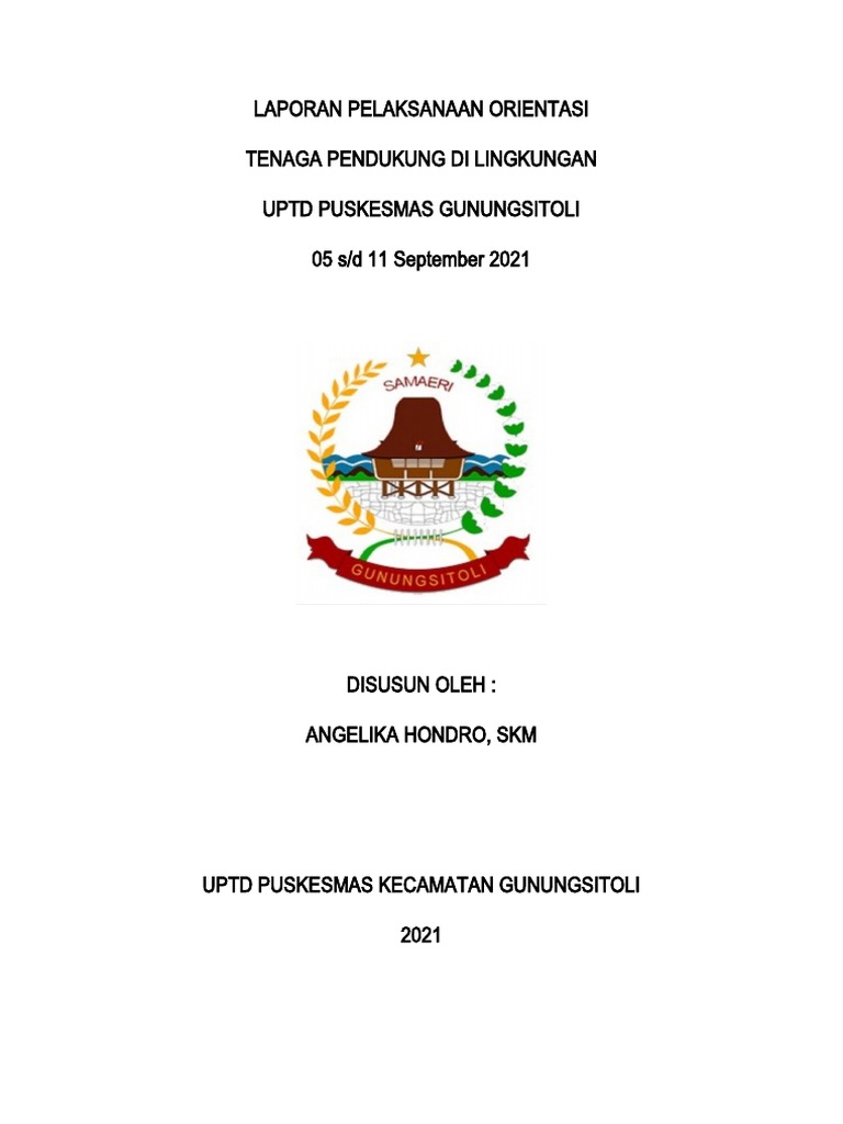 Laporan Puskes - Dwi | PDF