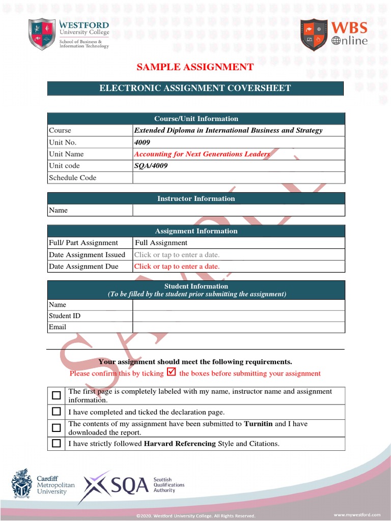 Sqa Angl Sample Assignment Download Free Pdf International