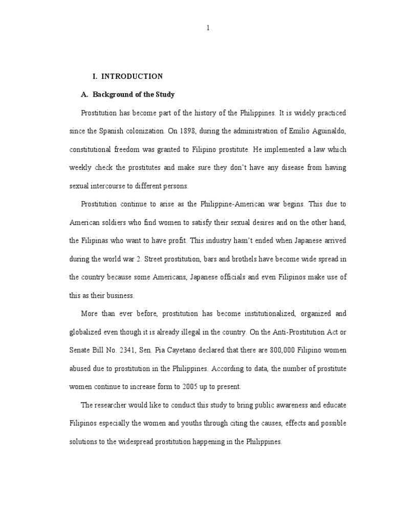 Prostitutions in The Philippines | PDF | Prostitution | Sex Trafficking