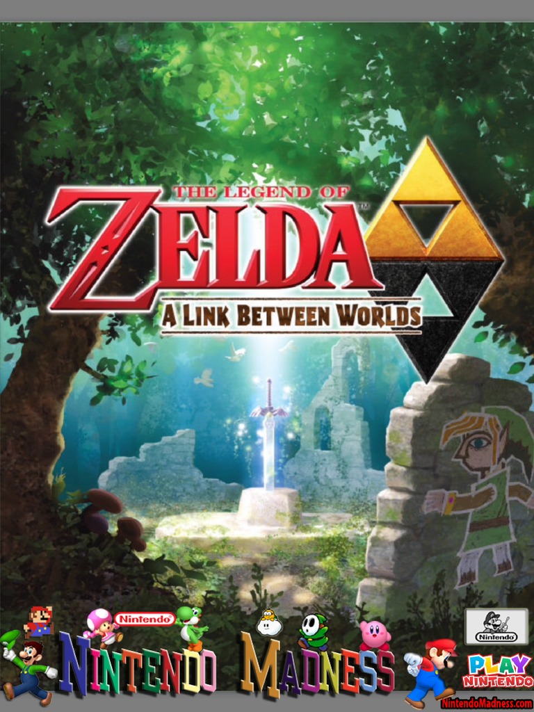 The Legend of Zelda A Link Between Worlds 3DS Prima Guide HQ | PDF ...