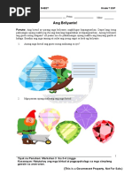 MODYUL 9 Birtud at Pagpapahalaga | PDF