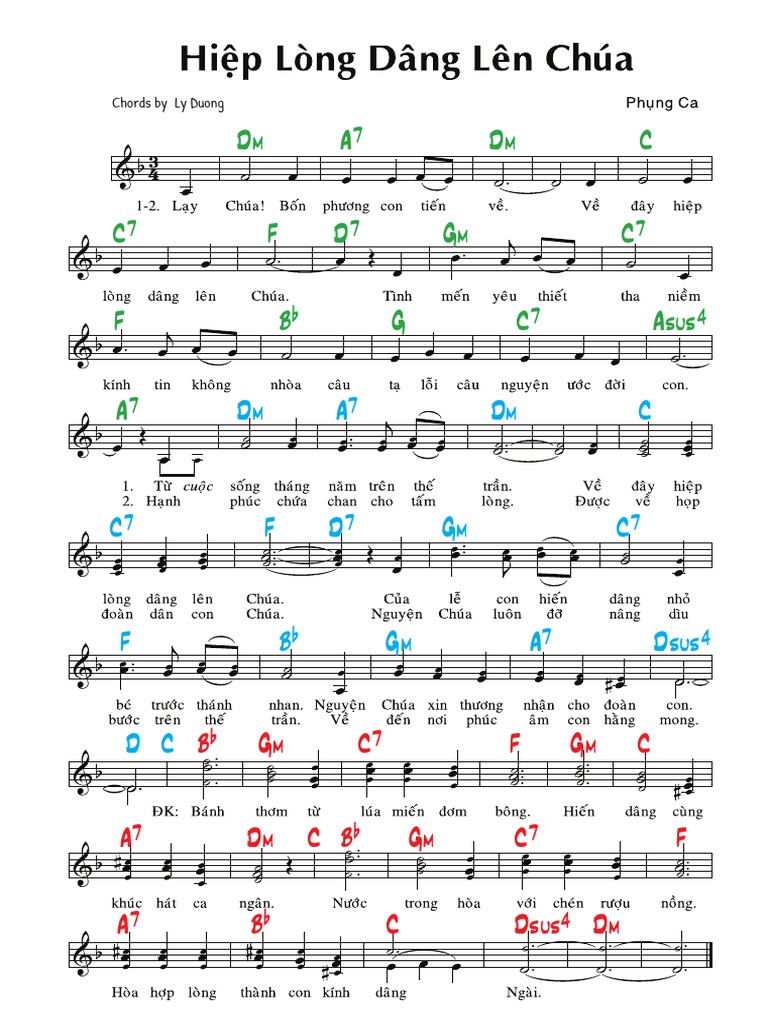 (Ly Duong) Hiep Long Dang Len Chua - Phung CA | PDF