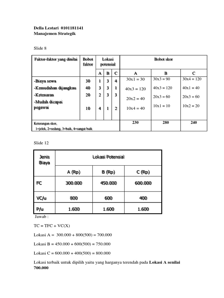 Della Lestari 0101181141 Tugas MO | PDF