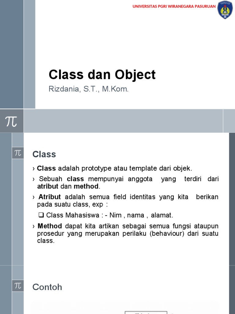 02 - Class Dan Object | PDF