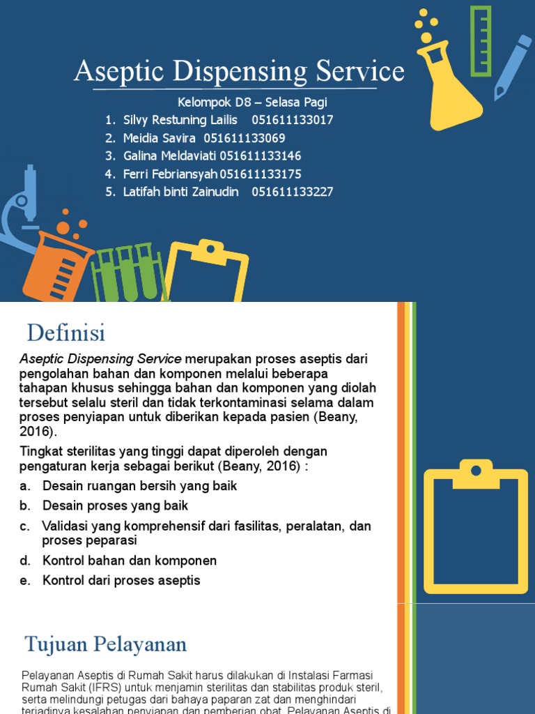 Aseptic Dispensing Service | PDF