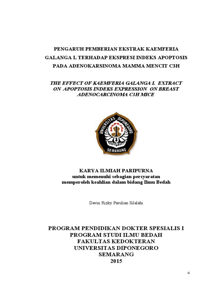 Ucapan, Daftar Isi, Abstrak KIP-Davin | PDF