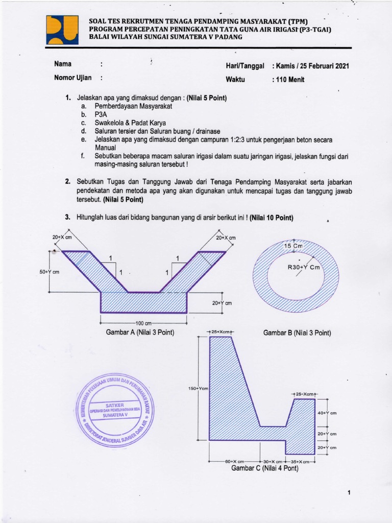 Soal Ujian TPM 2021 | PDF