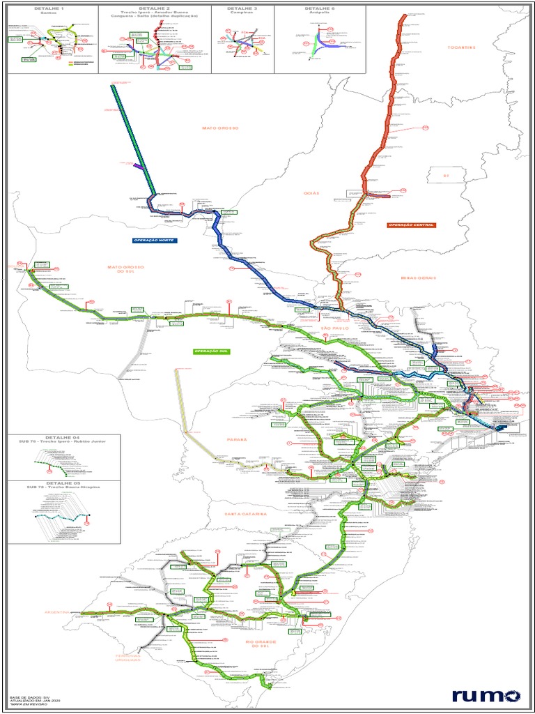 Mapa Ferrovia | PDF