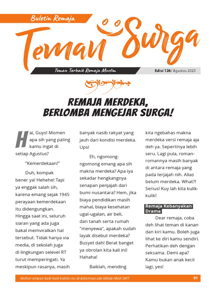 Remaja Merdeka: Mandiri Mengejar Surga | PDF