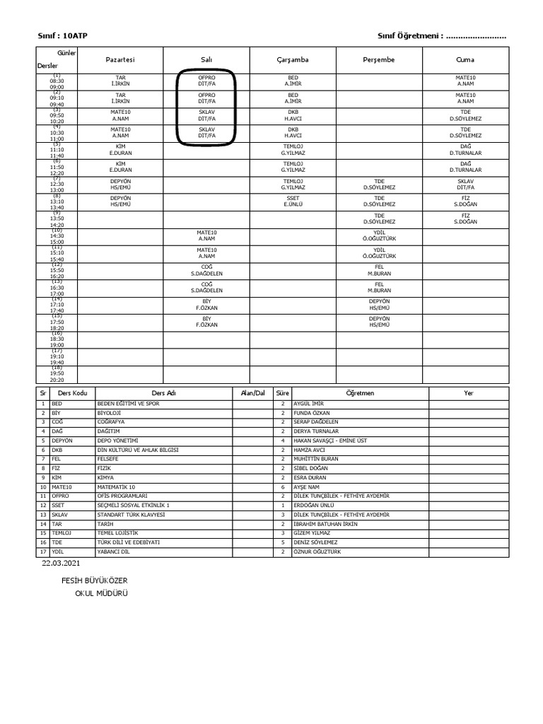 SinifElProgrami-10ATP 1616151748001434 | PDF