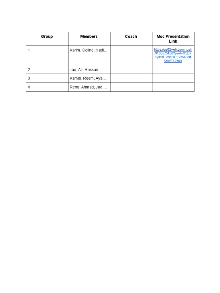 Moc Presentation - Template 1 | PDF