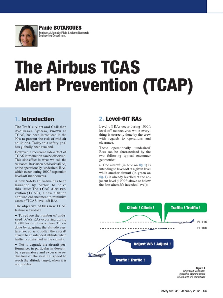 The Airbus Tcas Alert Prevention (Tcap) : Paule Botargues | PDF ...