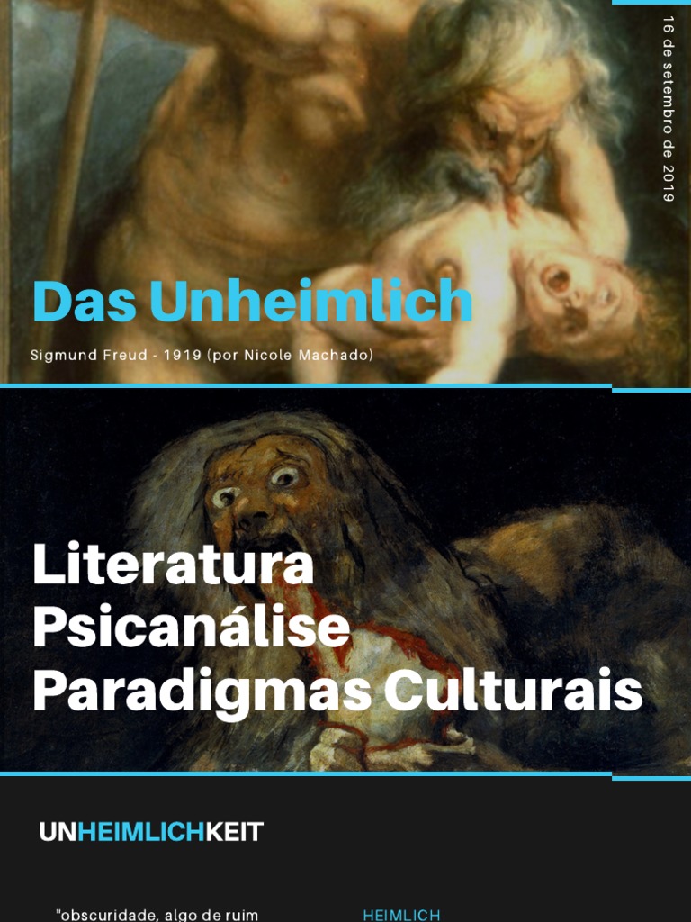 Das Unheimlich - Freud (1919) | PDF | Autoimagem | Sigmund Freud