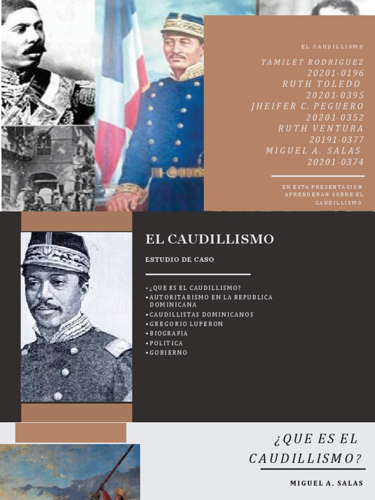 Caudillismo y autoritarismo en RD | PDF | Ciencias Políticas | Formas ...
