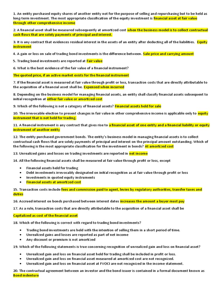 Theories Exercise | PDF | Bonds (Finance) | Equity (Finance)