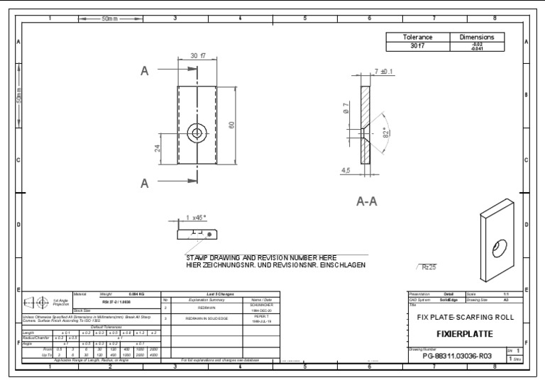 Procter&Gamble: Tolerance Dimensions 30 f7 | PDF | Metrology | Teaching ...