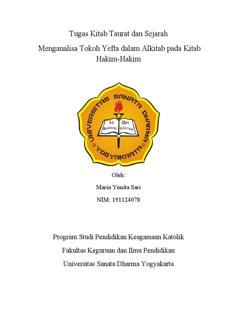 Kisah Yefta | PDF | Agama & Spiritualitas