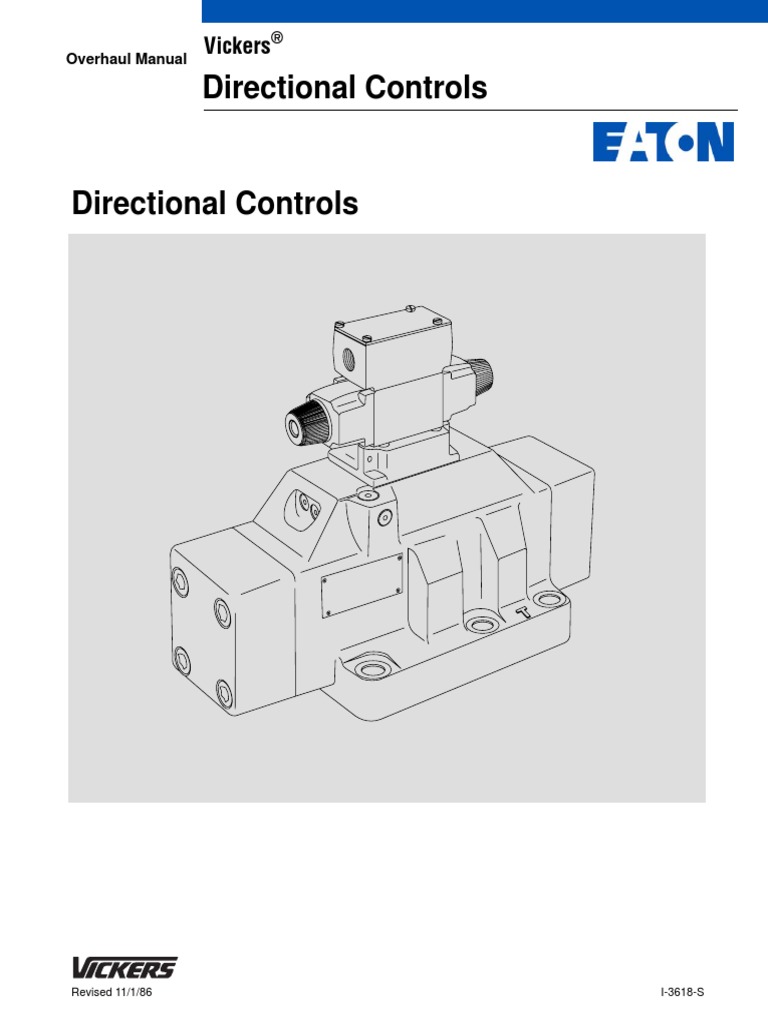 Directional Controls: Vickers | PDF | Valve | Manufactured Goods