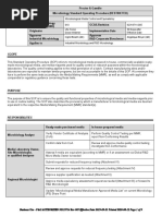 SOP For Microbiological Good Laboratory Practices | PDF | Technology ...