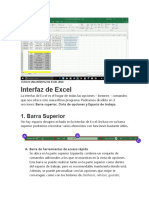 Partes Clave de la Interfaz de Excel | PDF | Microsoft Excel | Hoja de ...
