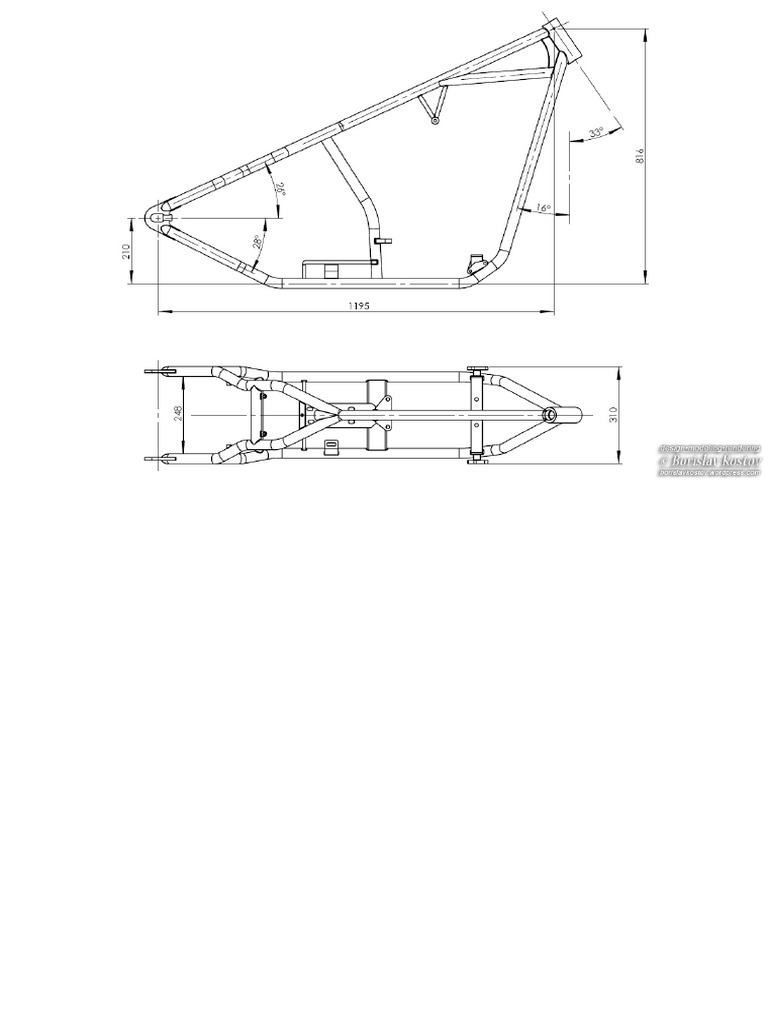 Quadro de Moto Chopper | PDF