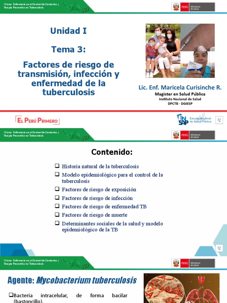 Tema 3-Factores de Riesgo de Transmisión, Infección y Enfermedad de La ...