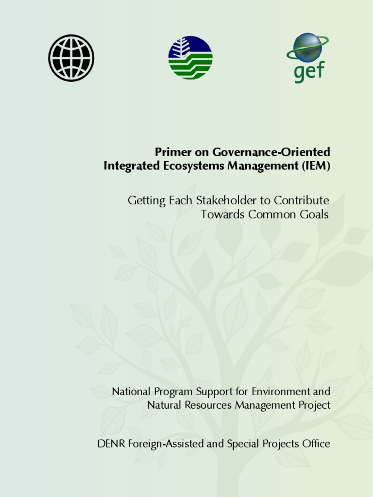 IEM Primer | PDF | Governance | Natural Resource Management