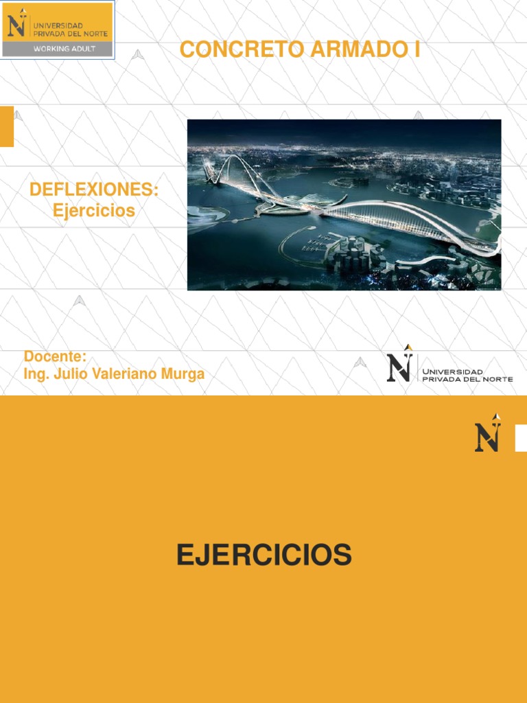 Sesión 4.2-Ejerc. Deflexiones-Concreto-2019-5 | PDF