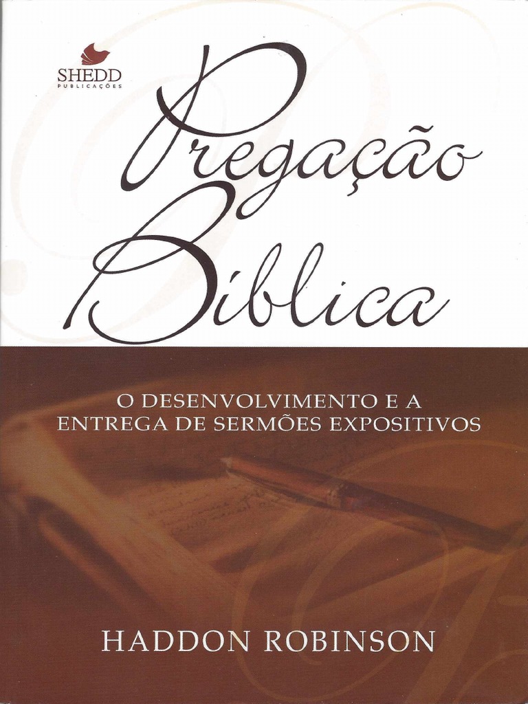 Haddon Robinson - Pregação Bíblica | PDF | Pastor | Bíblia
