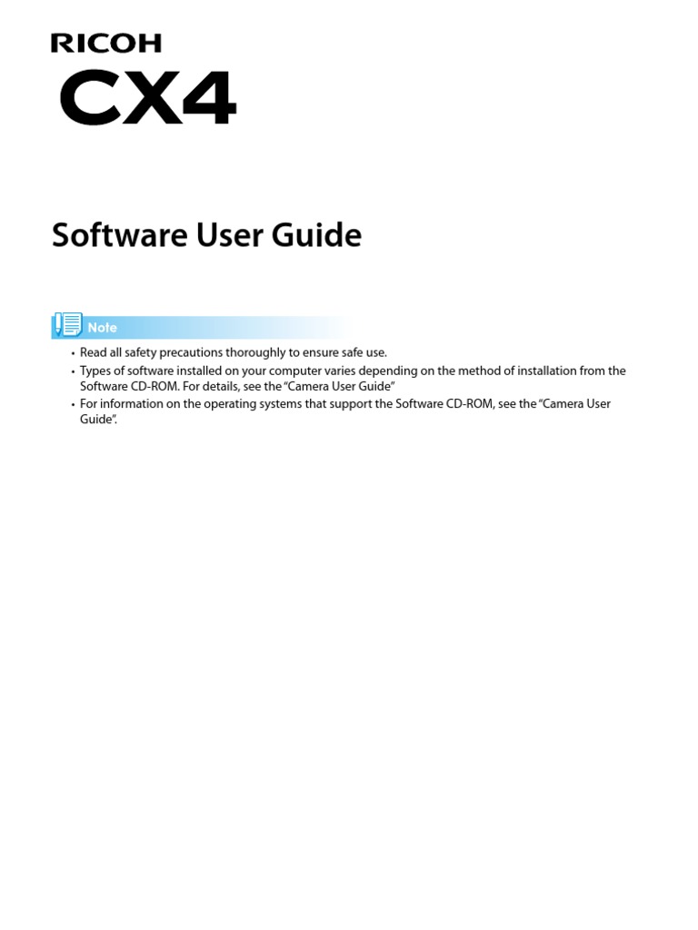 Software User Guide | PDF | Computer File | Digital Technology