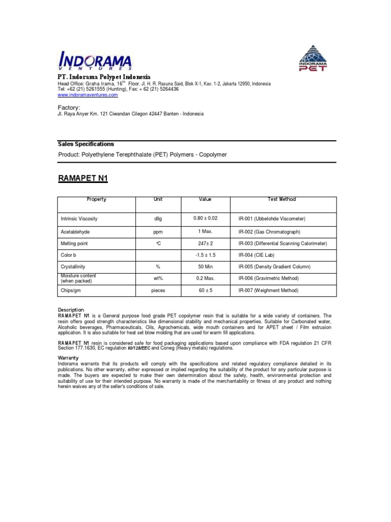 IPPI RAMAPET N1 - Rev3 SDFSDCSDV SFDSDF | PDF | Materials | Chemistry