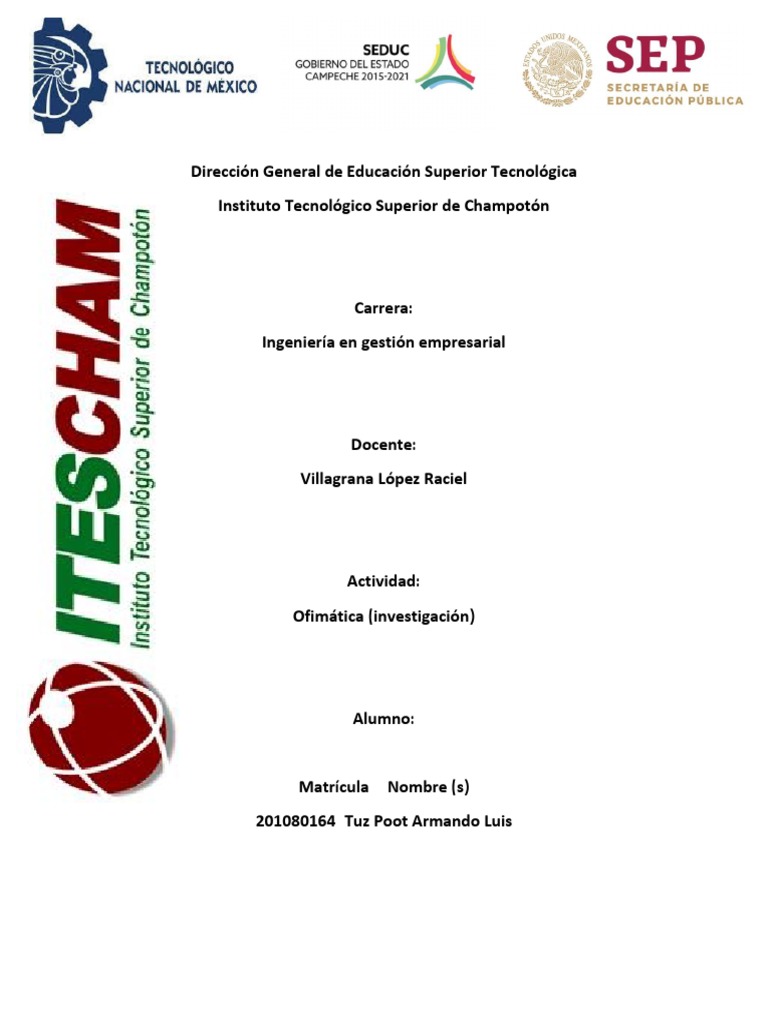 Ofimatica | PDF | Software libre | Microsoft Office