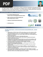 Sample CV PDF | PDF | Cisco Certifications | Internet