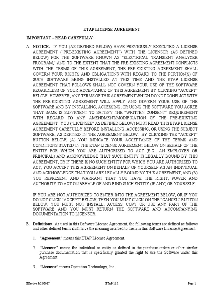 Electronic License Grant Terms | PDF | License | Indemnity