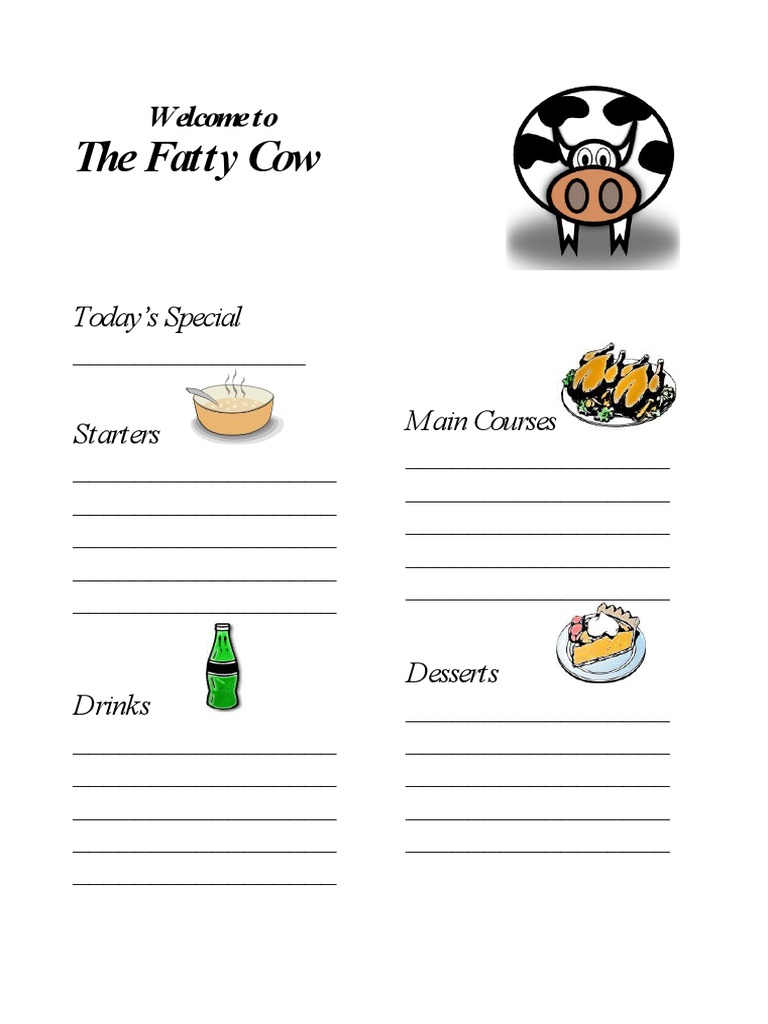 The Fatty Cow: Welcome To | PDF