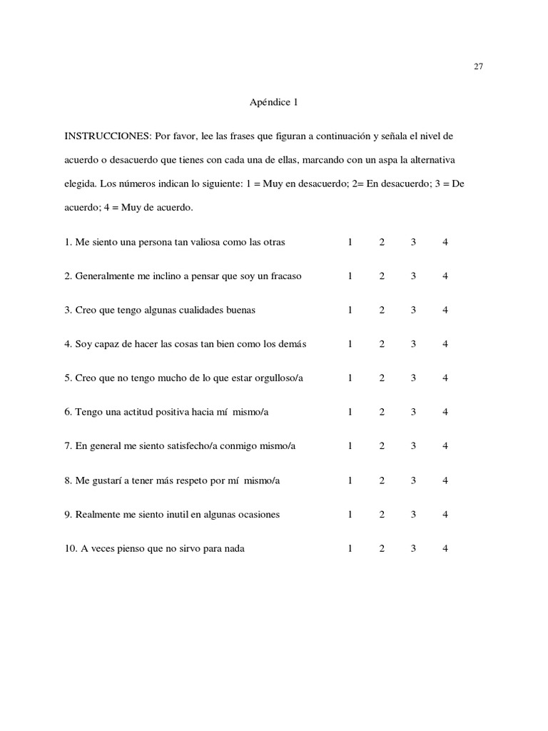 Test Rosenberg Analisis-de-la-dimensionalidad-de-la-Escala-de ...