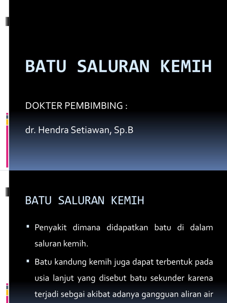 Batu Saluran Kemih | PDF