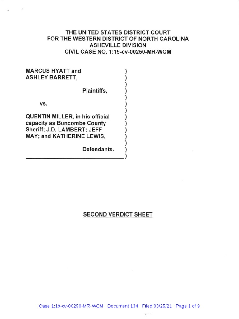 Verdict Sheet For Phase 2 | PDF | Law