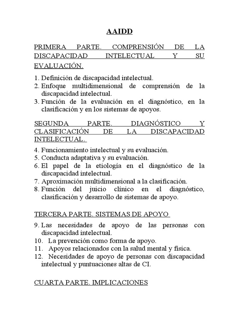 Comprensión y Apoyo en DI | PDF | Discapacidad intelectual | Invalidez