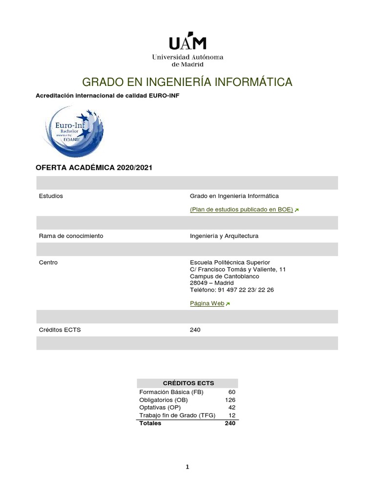 Grado - Ingenieria - Informatica (Definitivo) | PDF | Ciencias de la ...